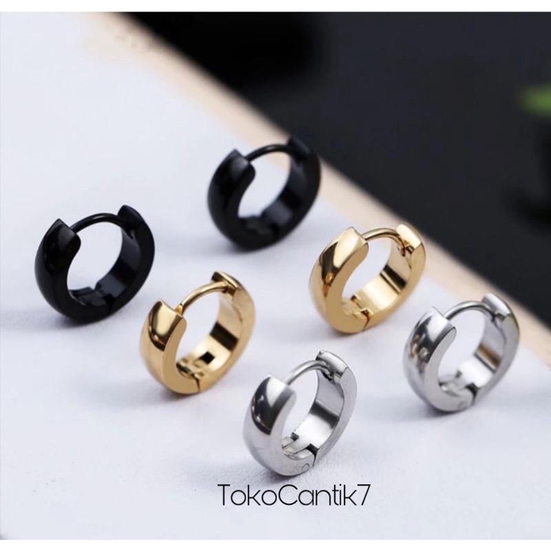 Jual Anting 100 % Titanium Kualitas Tinggi Pircing/ Tindik Pria dan ...