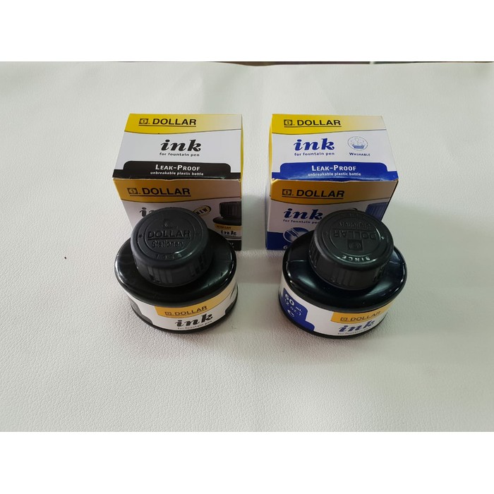Jual HARGA HEMAT Tinta Botol Dollar Fountain Pen Ink (60ml) | Shopee ...