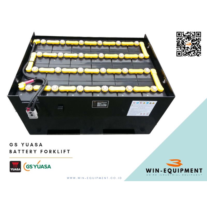 Jual Harga Traction Battery Forklift | GS Yuasa VGI565 48V / 565Ah ...