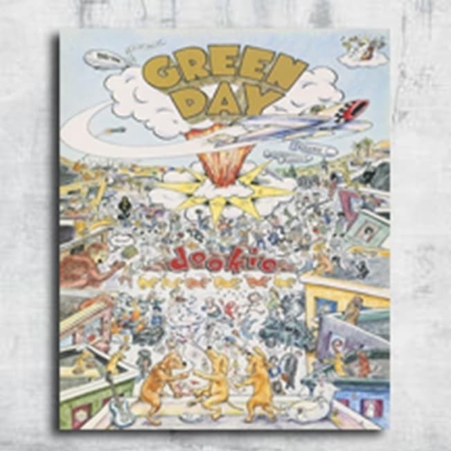 Jual Poster Hiasan Dinding Walldecor Green Day Dookie Shopee Indonesia 7178