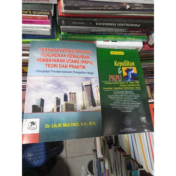 Jual BUKU PERKARA KEPAILITAN DAN PKPU LENGKAP DENGAN UNDANG UNDANG 2 BUKU | Shopee Indonesia
