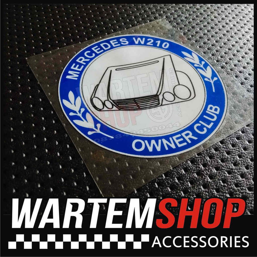 Jual STICKER BEST ON Mercedes W210 Club (Stiker Stickon Tempel Dalam ...