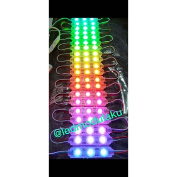 Jual Led modul Samsung 7216 RGB GERAK warna warni 12V isi (20 pcs ...