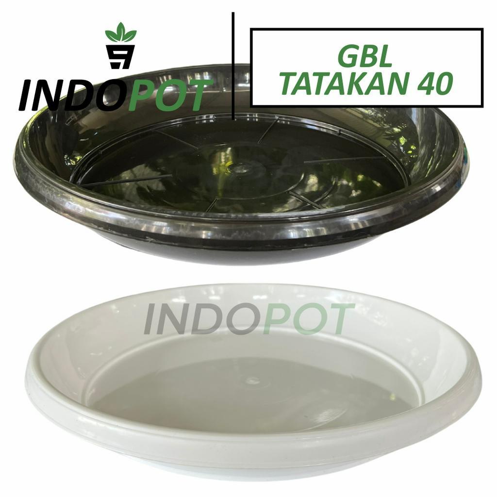 Jual Alas Tatakan Pot Bunga Tebal GBL 40 Warna Hitam Putih Alas Pot ...