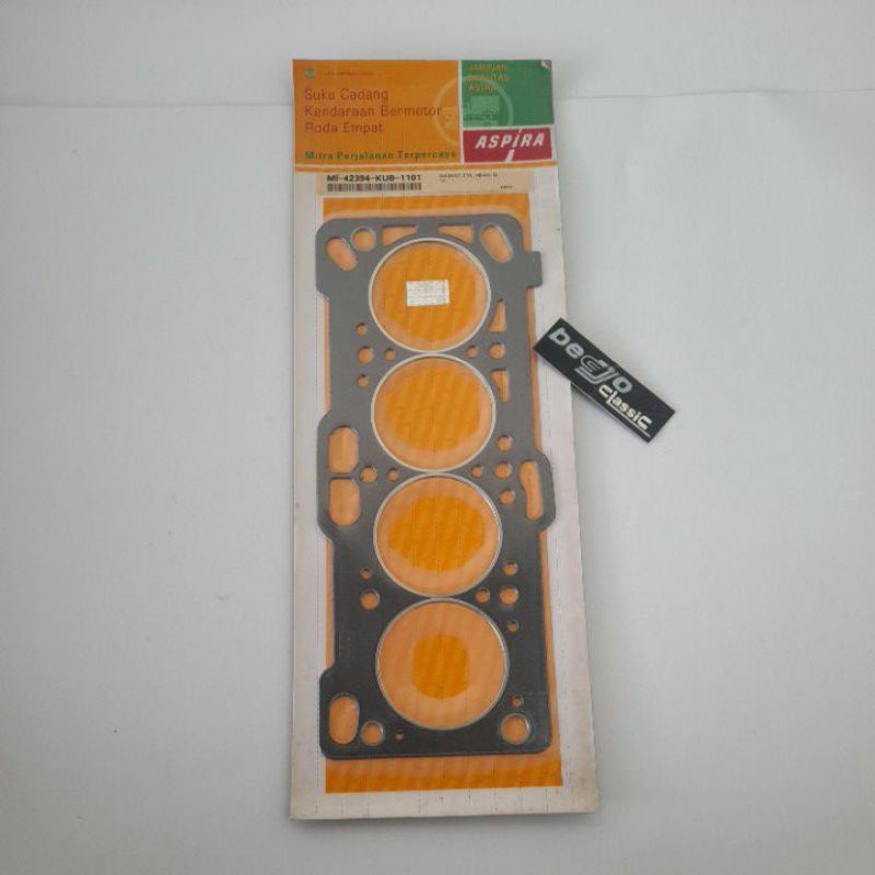 Jual paking packing gasket cylinder head kop deksel MITSUBISHI KUDA BENSIN 1,6 1600cc G18 merk ...