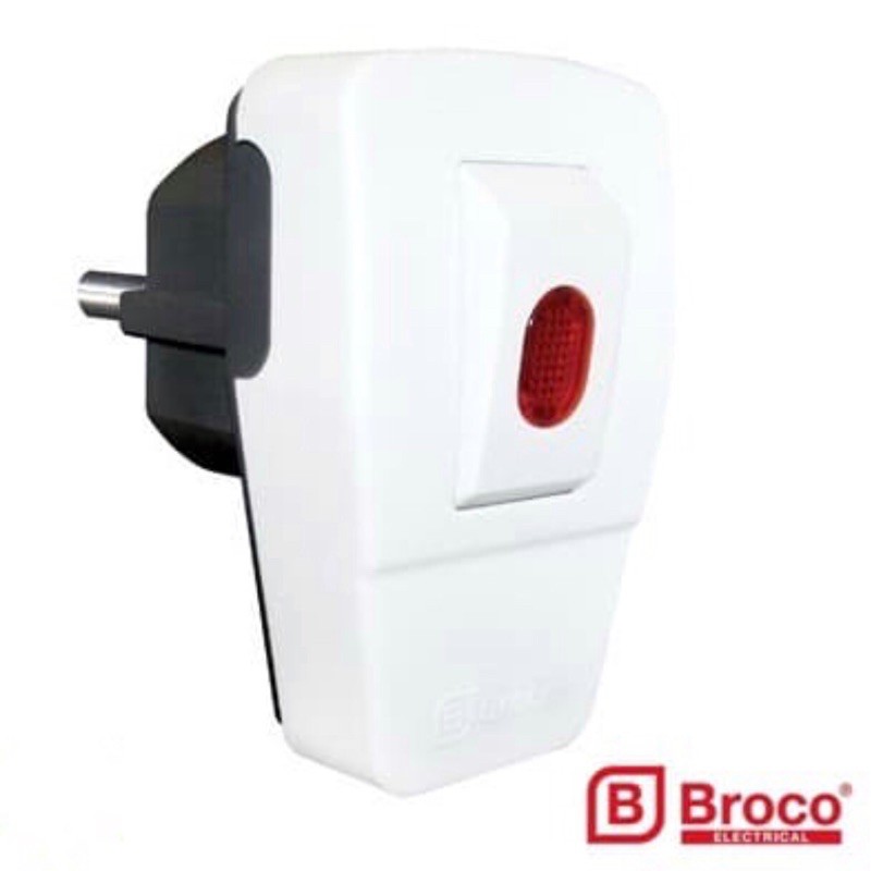 Jual Steker Dengan Colokan Neon Broco - Colokan Saklar | Shopee Indonesia