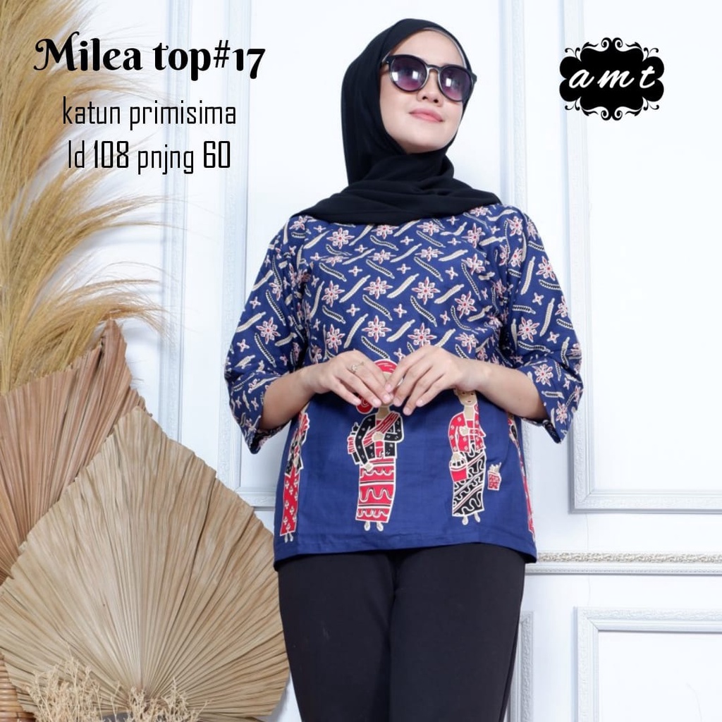 Jual Blouse Batik Bunga Katun by Butik Batik Solo Bahan Katun kode ...