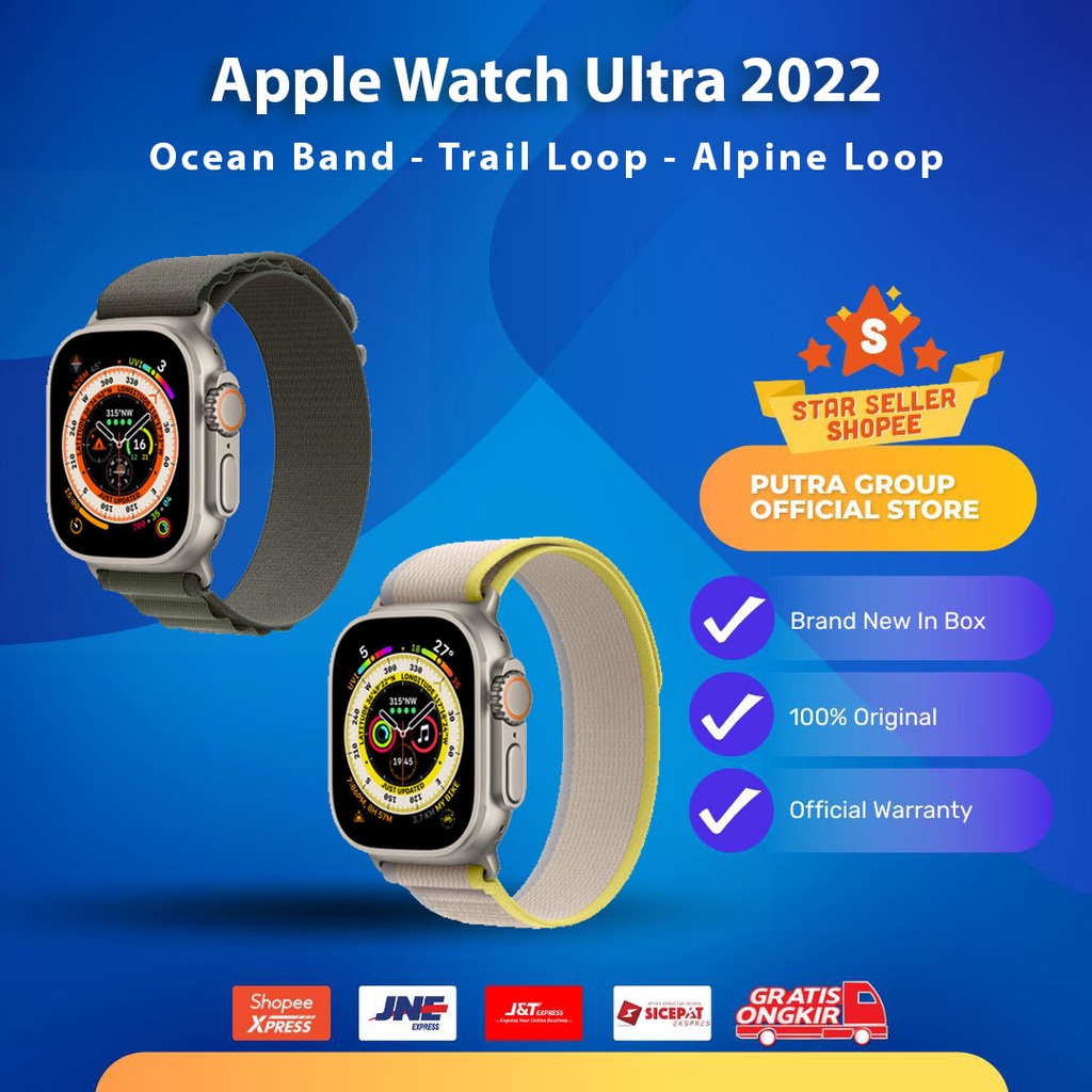 Jual Jam Tangan Ultra 2022 49mm 49 mm Titanium Case Alphine Loop ...