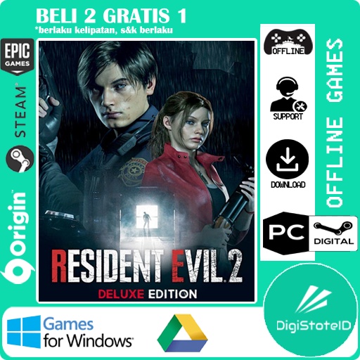 Jual Resident Evil 2 2019 Deluxe Edition / Biohazard RE:2 Remake - Game PC | Shopee Indonesia