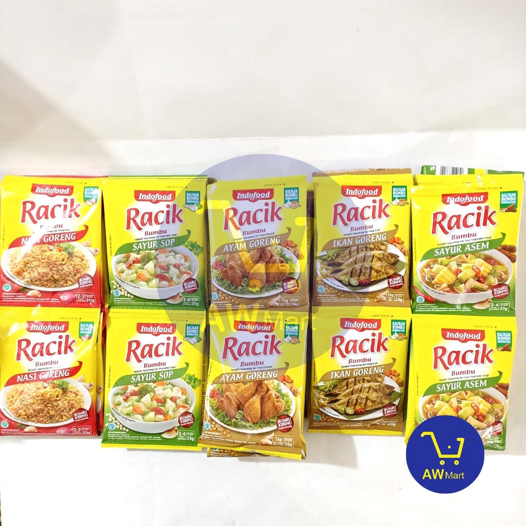 Jual BUMBU RACIK INSTAN RENCENG 10 SACHET X 20/26/33 GRAM - ALL VARIAN ...