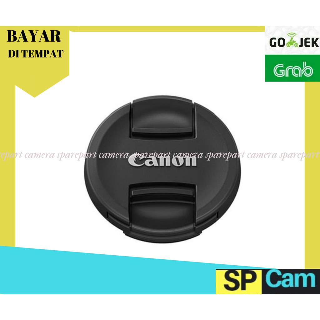 Jual Lenscap Lens Cap Kamera Canon Model Original 49mm 52mm 55mm 58mm ...