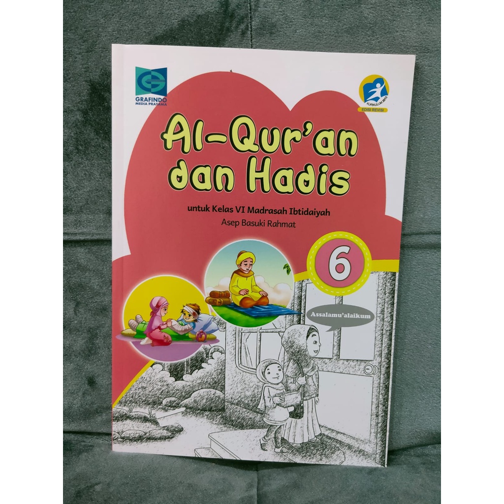 Jual Al Quran Hadis Kelas 1 2 3 4 5 6 Mi K13 Revisi Grafindo Shopee