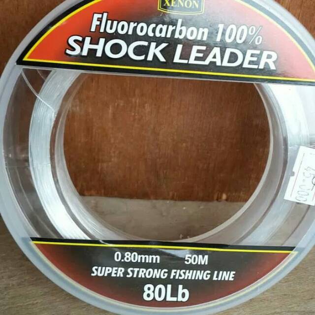 Jual senar SHOCK LEADER XENON 100 persen fluorocarbon 50 meter 80 lb | Shopee Indonesia