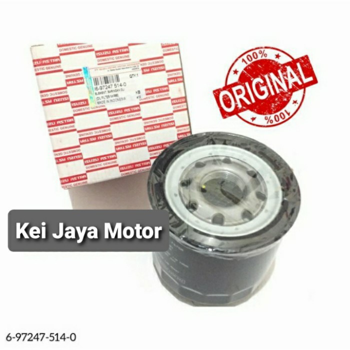 Jual Filter Oli Isuzu NKR66 NKR71 NMR71 GIGA FRR GIGA FTR 6-97247-514-0 ...