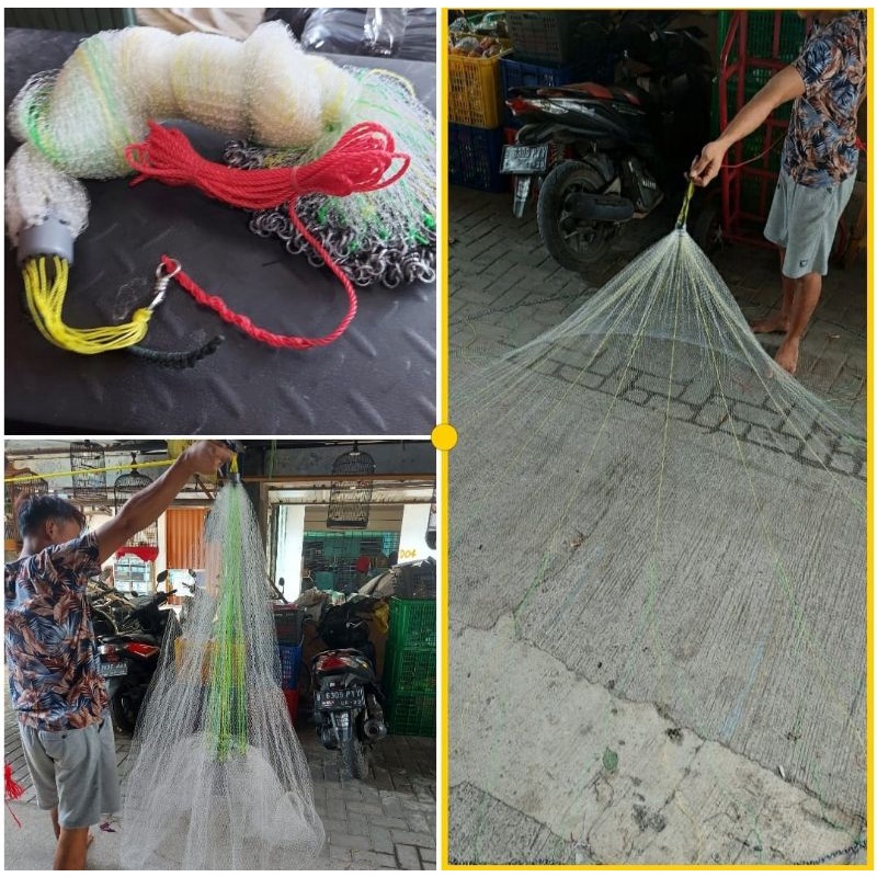 Jual jala sampling, jala serut, jala lampung siap pakai ukuran tinggal ...