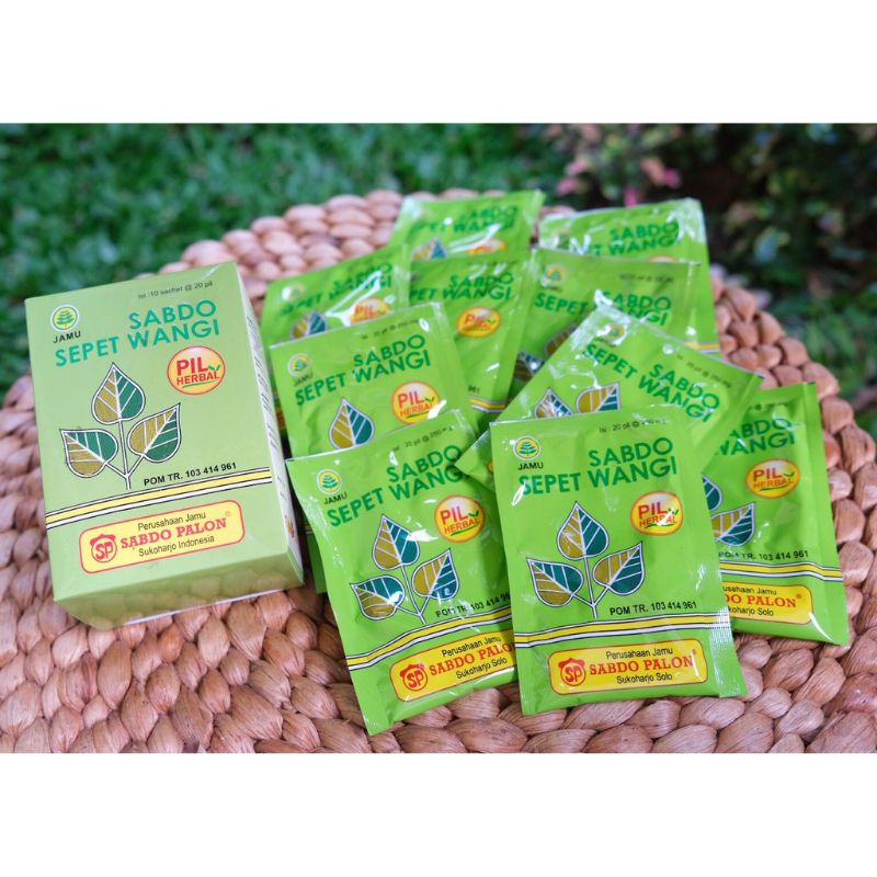 Jual Jamu Pil Herbal Sepet Wangi PelunturLemak & Kolestrol Isi 10 ...