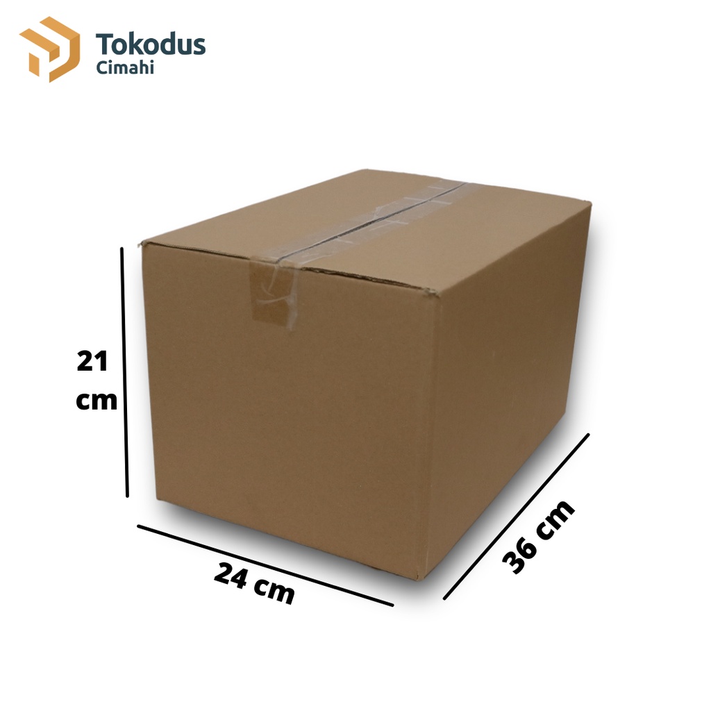 Jual Dus Karton Packing Aqua Polos 36 x 24 x 21cm Tebal 4mm - Tokodus ...
