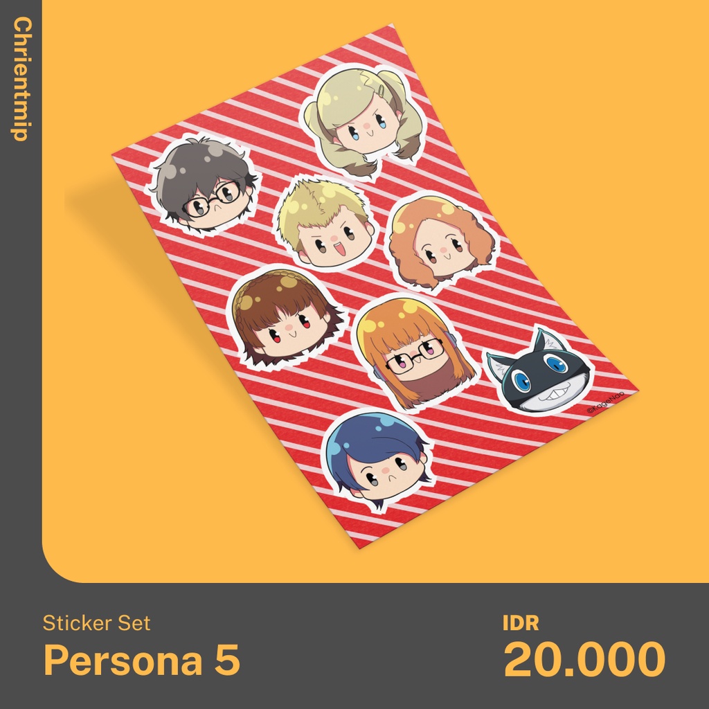 Jual Persona 5 Sticker Set | Shopee Indonesia