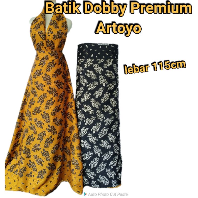 Jual Bahan Kain Batik Dobby Premium Artoyo / batik dobi doby halus ...