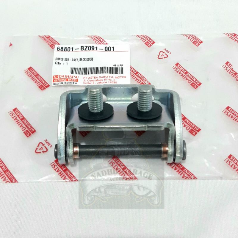 Jual Engsel Pintu Bagasi 2 Baud Luxio / Grandmax Blind Van Original ...