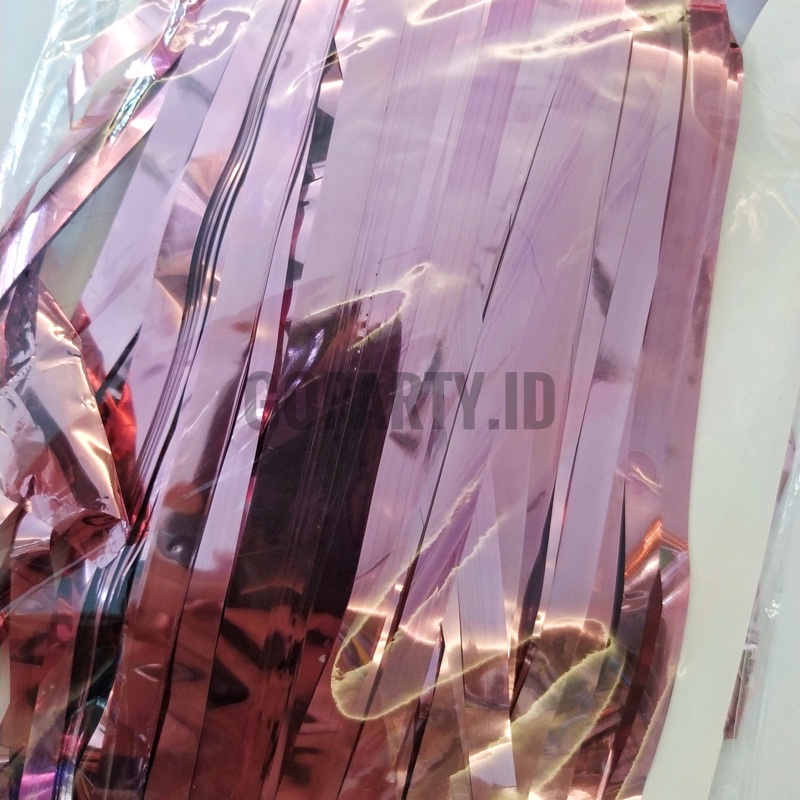 Jual TIRAI RUMBAI FOIL CURTAIN DEKORASI DINDING BACKDROP | Shopee Indonesia
