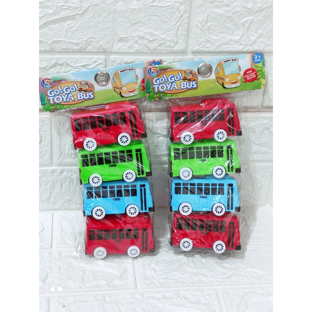 Jual MAINAN BUS TOYA ISI 4 PCS LT55