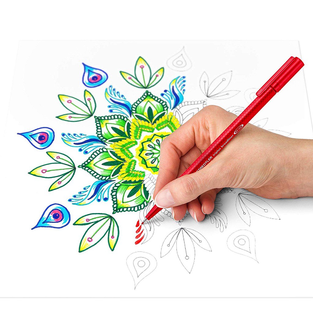 Jual Staedtler Triplus Broadliner Color Pulpen Spidol 0.8 338 | Shopee ...