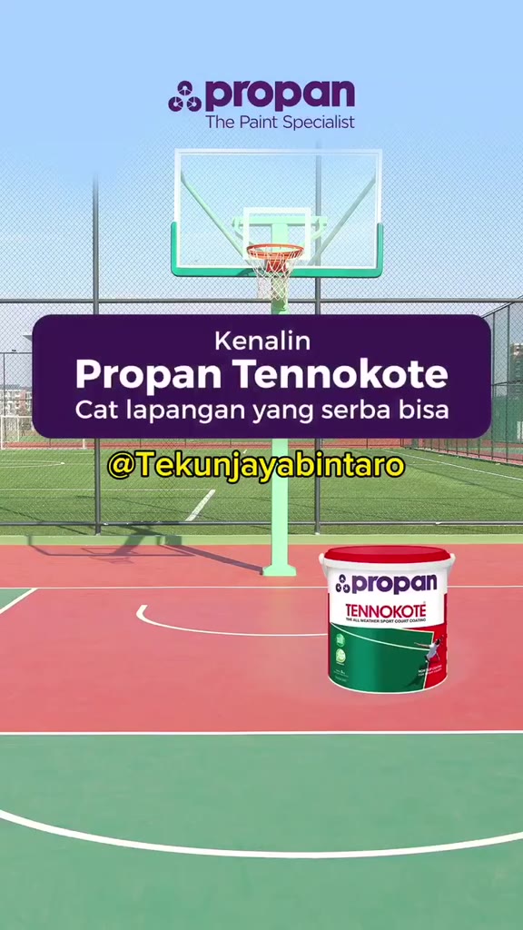 Jual PROPAN TENNOKOTE Cat Lapangan Cat Lantai Beton Warna Standar 1Kg ...