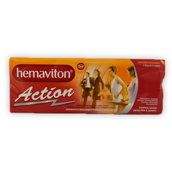Jual Hemaviton Action 5 Kapsul | Shopee Indonesia