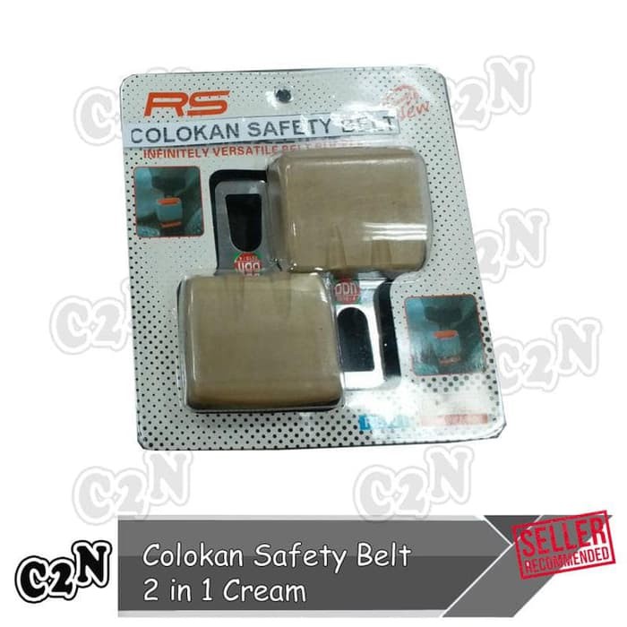 Jual COLOKAN SAFETY BELT 2 IN XW A-82 1 CREAM MOBIL GRAND ALL NEW YARIS ...