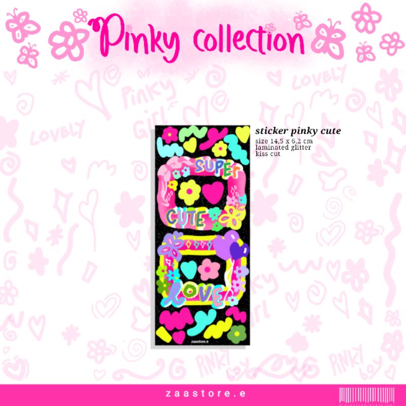 Jual pinky collection (frame stiker and Deco sticker) | Shopee Indonesia