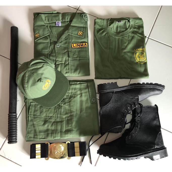 Jual Baju Linmas Full Set / Seragam Linmas Full Set | Shopee Indonesia