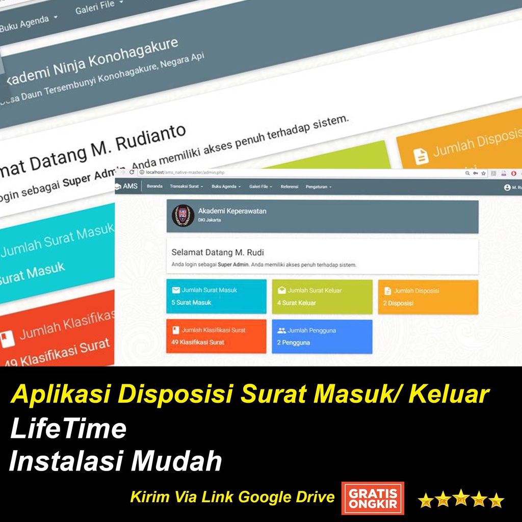 Jual Software Aplikasi Disposisi Surat Masuk Surat Keluar Berbasis Web ...