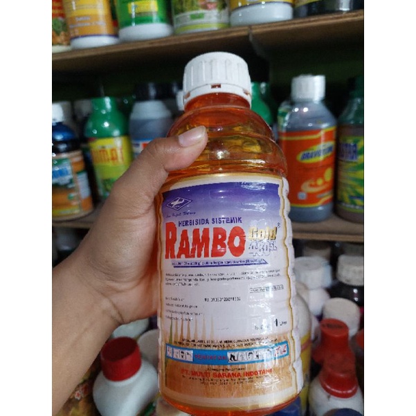 Jual Herbisida Rambo Gold 480 SL 1 Liter Obat Pembasmi Racun Rumput ...