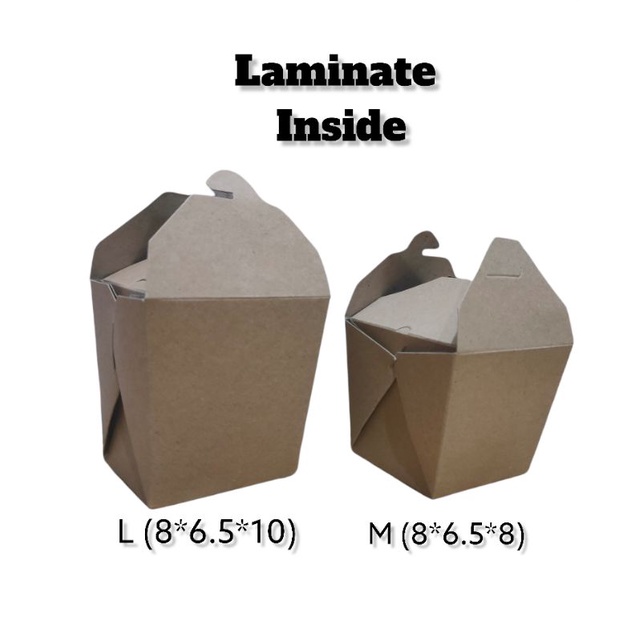 Jual Craft Box Food (Full Laminasi) (Medium / Large) | Shopee Indonesia