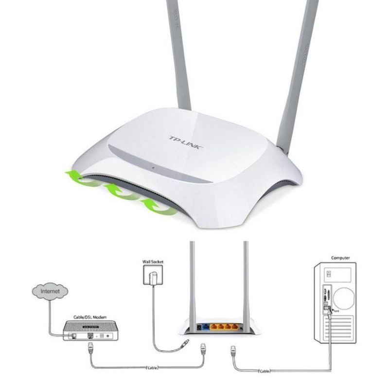Jual Wireless Router TP-Link TL-WR840N 300Mbps | Shopee Indonesia