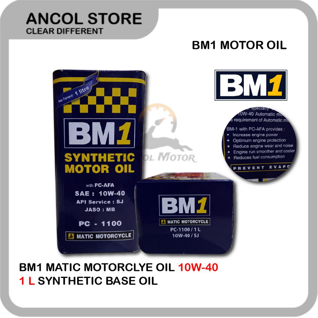 Jual Oli BM1 Matic 1 Liter PC 1100 sae 10w40 1000ml Universal Motor ...