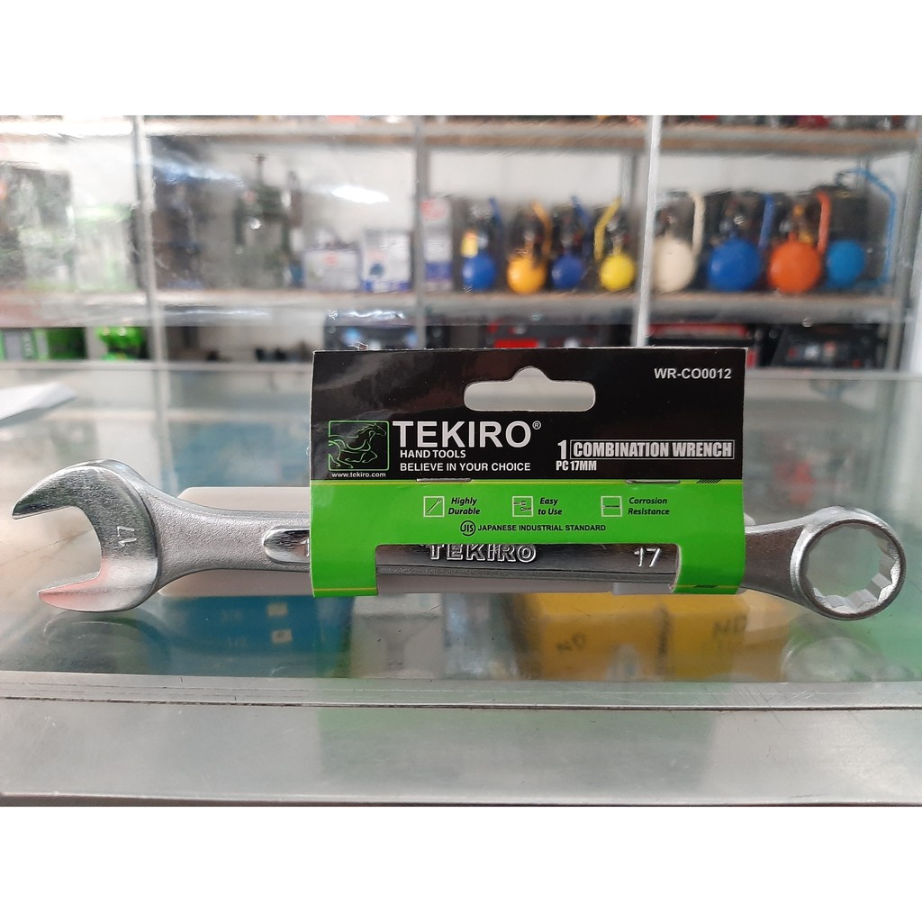 Jual Kunci Ring Pas 17 /Kunci Kombinasi 17 mm Tekiro | Shopee Indonesia