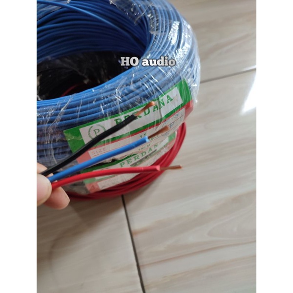 Jual kabel serabut nyaf 0.75mm tembaga merk perdana per meter | Shopee Indonesia