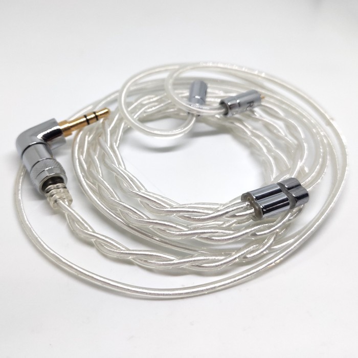 Jual Pure Silver High End Custom 2 Pin MMCX Cable Replacement | Shopee ...