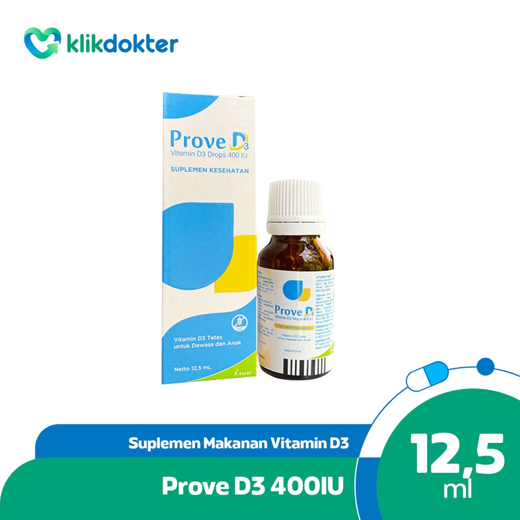 Jual Prove D3 400IU 12.5ml - Vitamin D3 drop | Shopee Indonesia