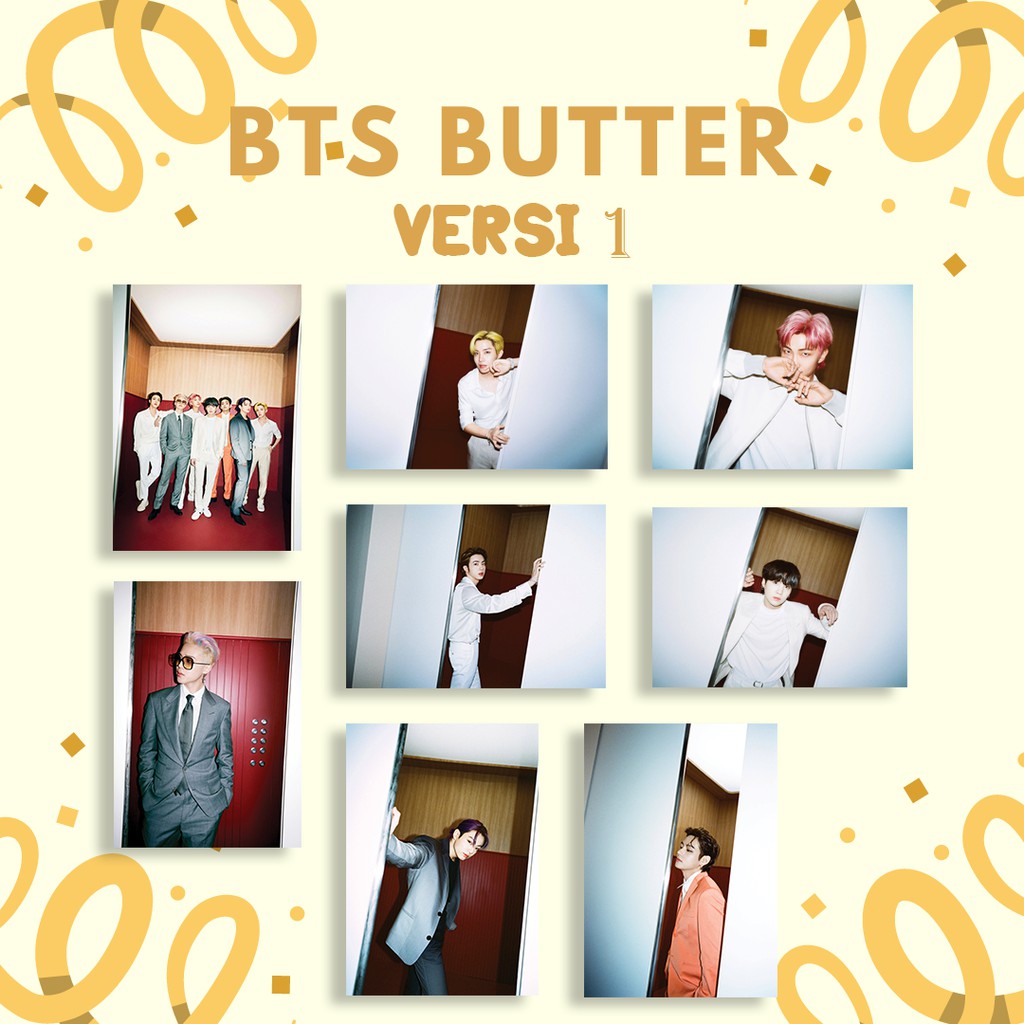 Jual [ukuran A4] Photo Set BTS BUTTER / Poster BTS 2 Versi/ BTS ...
