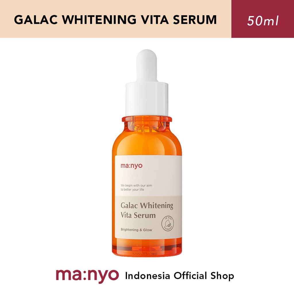 Jual Manyo Galac Whitening Vita Serum 50ml | Shopee Indonesia