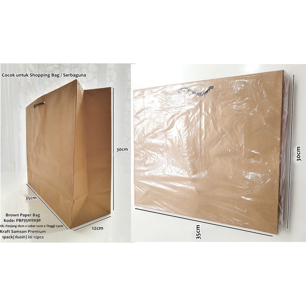 Jual Tas Kertas Besar Jumbo Goodie Bag Shopping Paper bag Serba guna ...