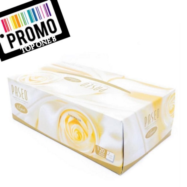 Jual 3 Pieces Paseo Elegant Box Tissue 120 Sheets 2 Ply/ Tisu Box ...