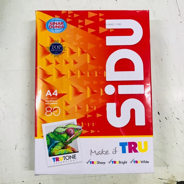 Jual Kertas HVS SIDU A4 80 gsm Putih 1 rim | Shopee Indonesia