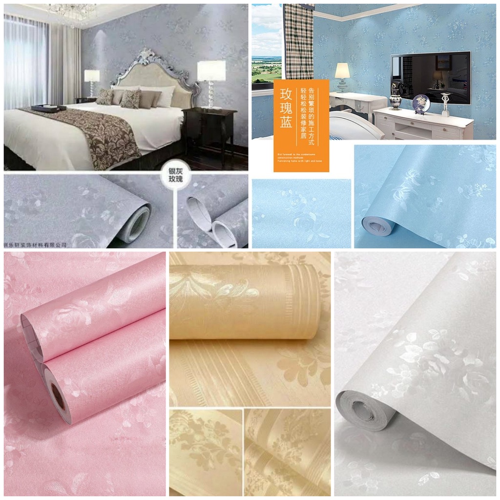 Jual WALLPAPER STIKER DINDING PVC PREMIUM HIGH QUALITY MOTIF ELEGANT ...