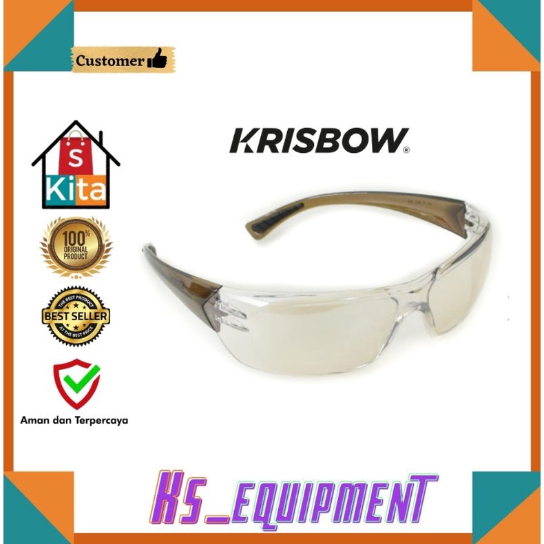 Jual KRISBOW Kaca mata pengaman/Indoor/outdoor/Kaca mata safety/Kaca ...