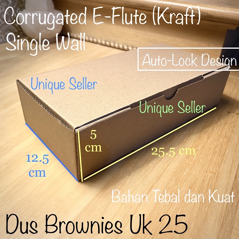Jual Dus Box Kotak Hampers 25x12.5x5 EFLUTE POLOS / Dus Box Kotak ...