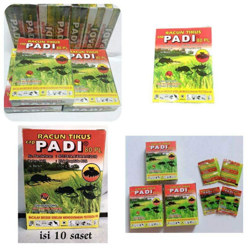 Jual RACUN TIKUS CAP PADI PEMBASMI HAMA | Shopee Indonesia